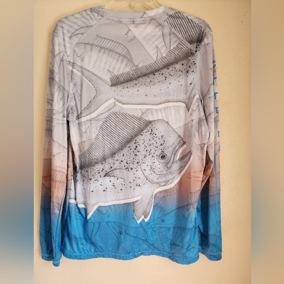 Reel Legends | Swim | Livingston Long Sleeve Fish Graphic Shirt | Poshmark